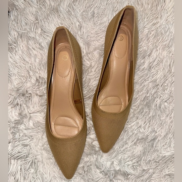 Mysoft | Shoes | Mysoft Womens Pumps 2 Inch Kitten Heel Pointed Toe Low ...